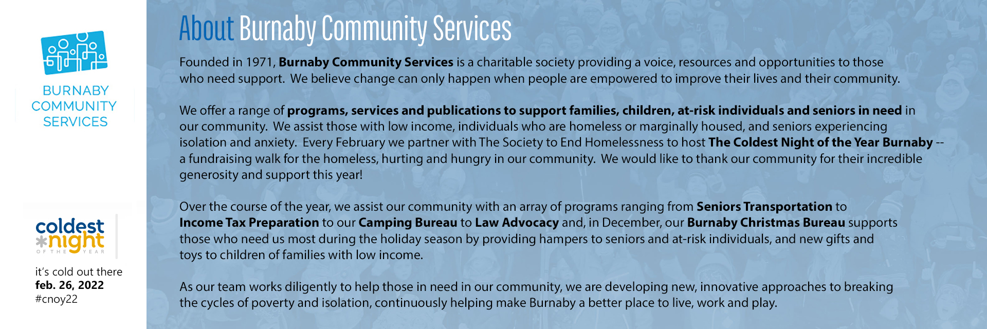 Burnaby Services | Welcome